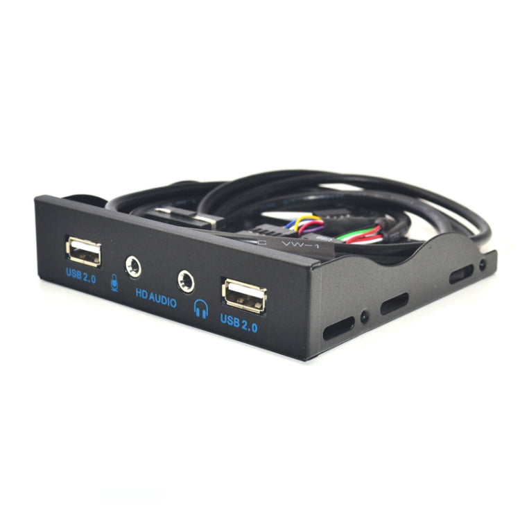 3.5-Inch 2 USB 2.0 HD AUDIO Port Desktop PC Case Floppy Drive Front ...