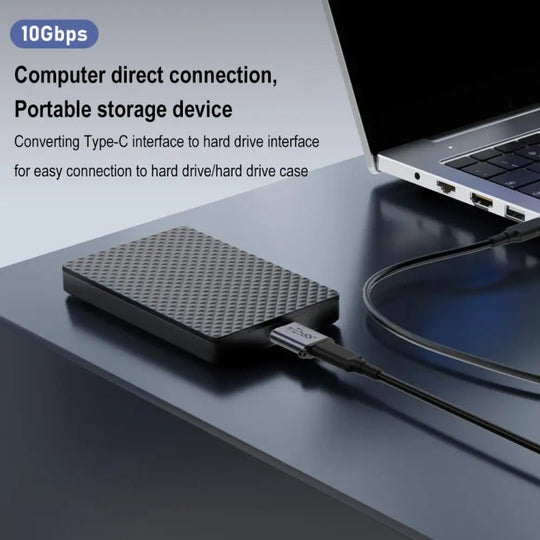 Type-C Female Transfer Micro B Male Adapter USB Link HDD Enclosure ...